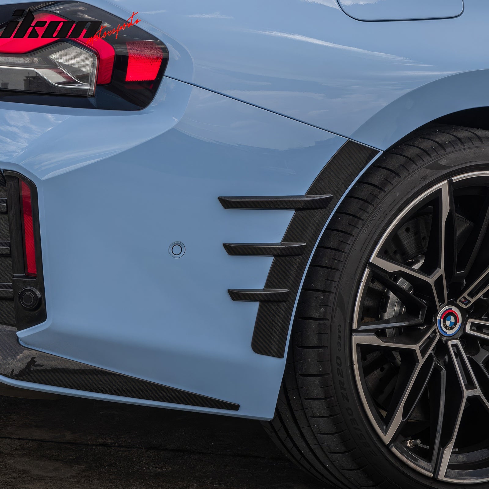 IKON MOTORSPRTS, Front & Rear Side Fender Spats Compatible With 2023 ...