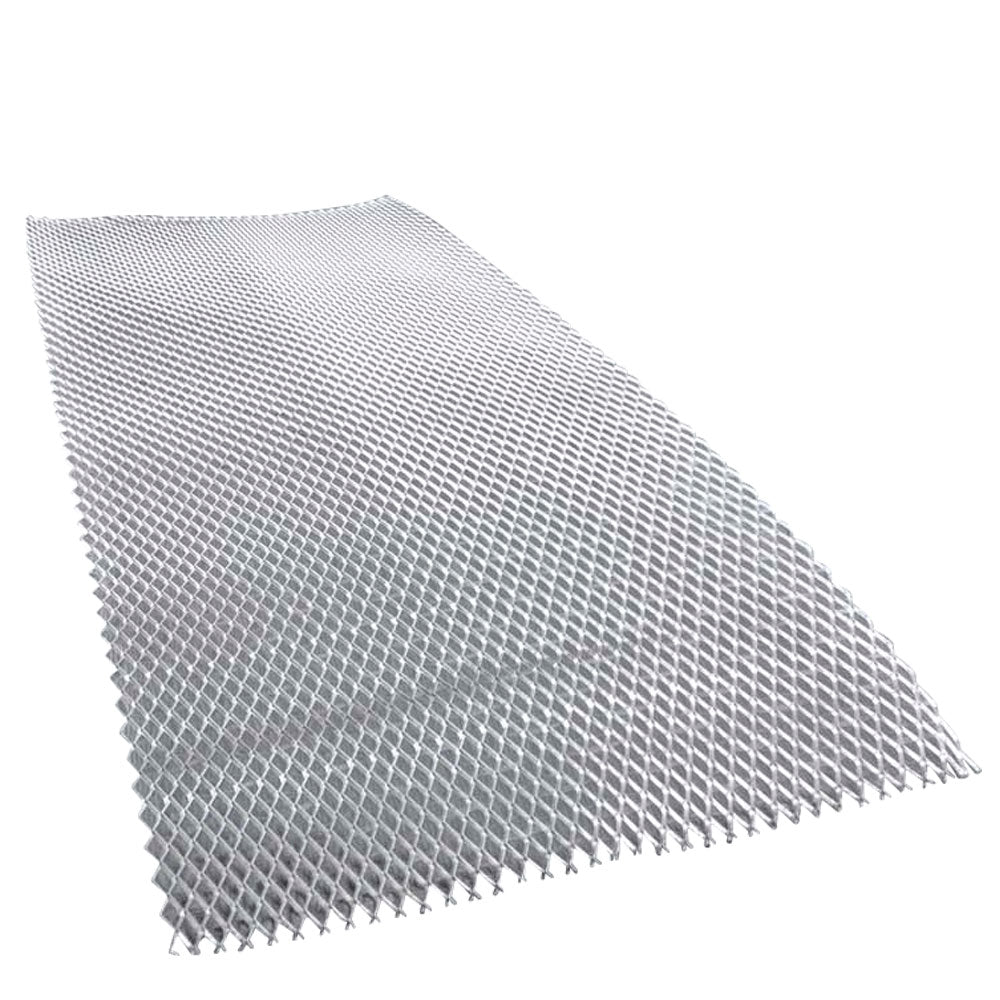 Universal Silver Grille Prismatic Aluminum Mesh Diy Bumper Grill Kit ...