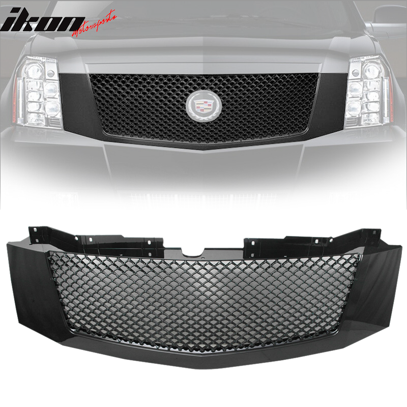 Grille Compatible With 2007-2014 Cadillac Escalade, Honeycomb Diamond ...