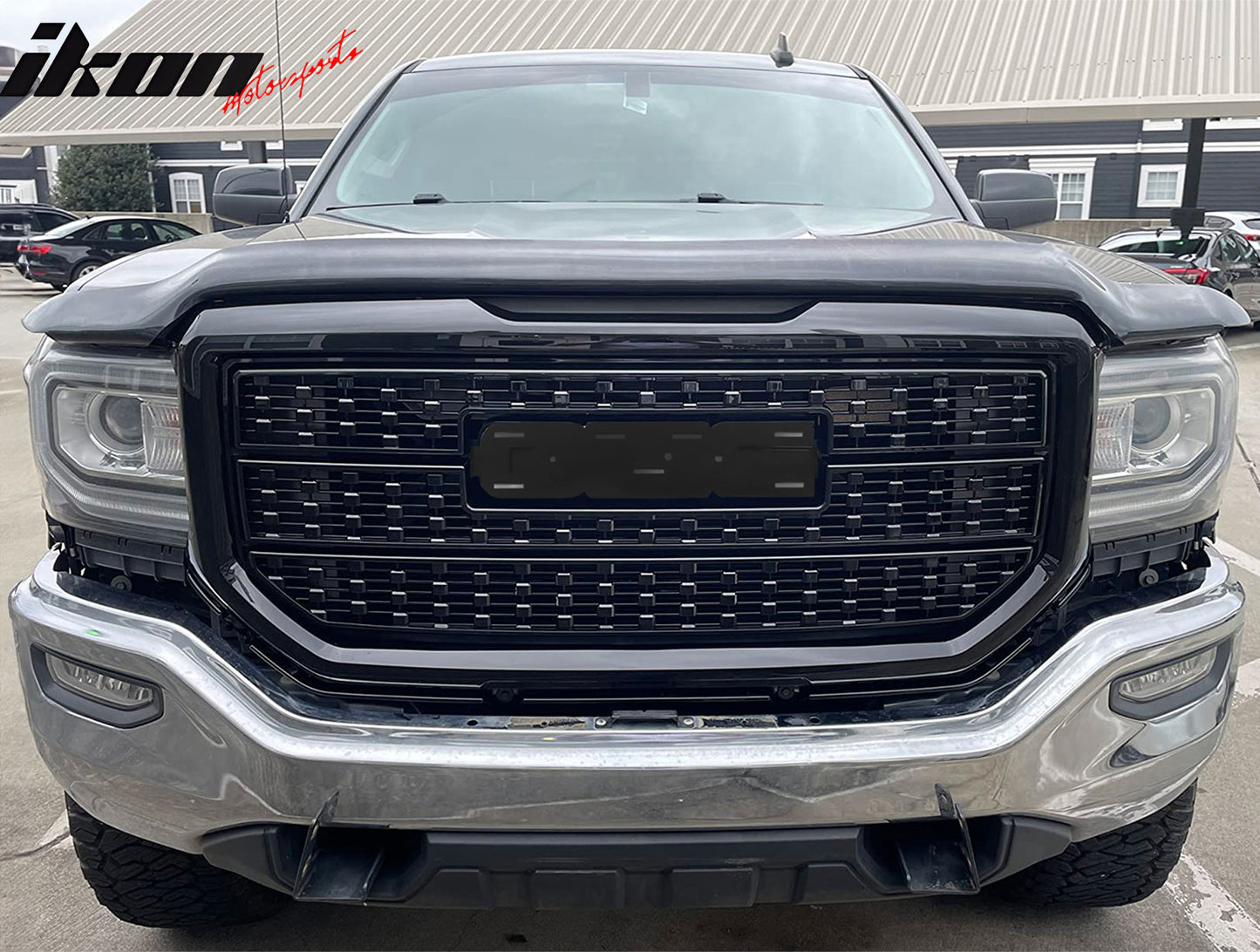 IKON MOTORSPORTS, Front Grille Compatible With 2016-2018 GMC Sierra ...