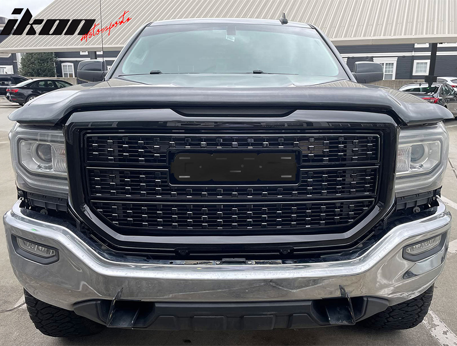 IKON MOTORSPORTS, Front Grille Compatible With 2016-2018 GMC Sierra ...