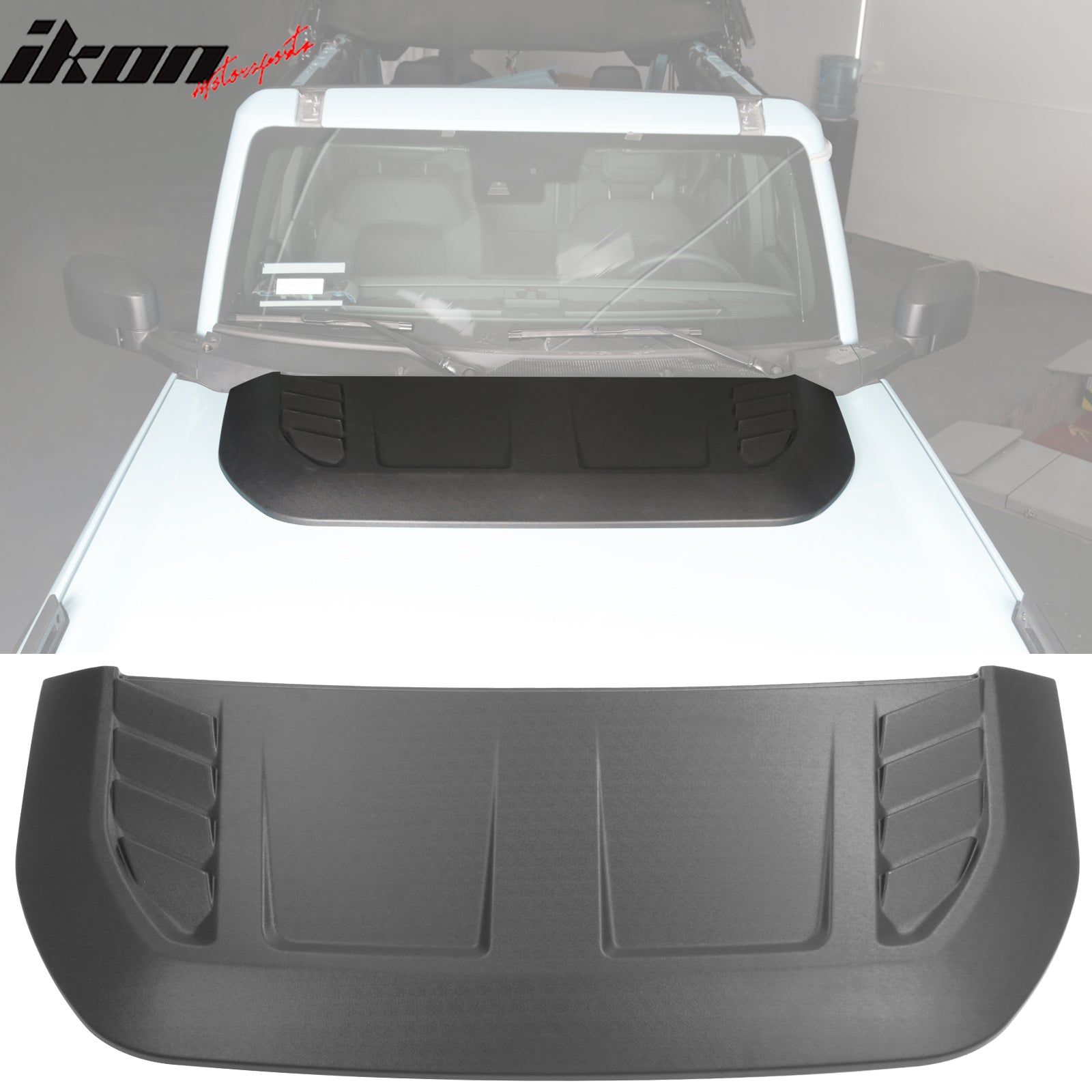 IKON MOTORSPORTS, Hood Bonnet Cover Compatible With 2021-2025 Ford ...