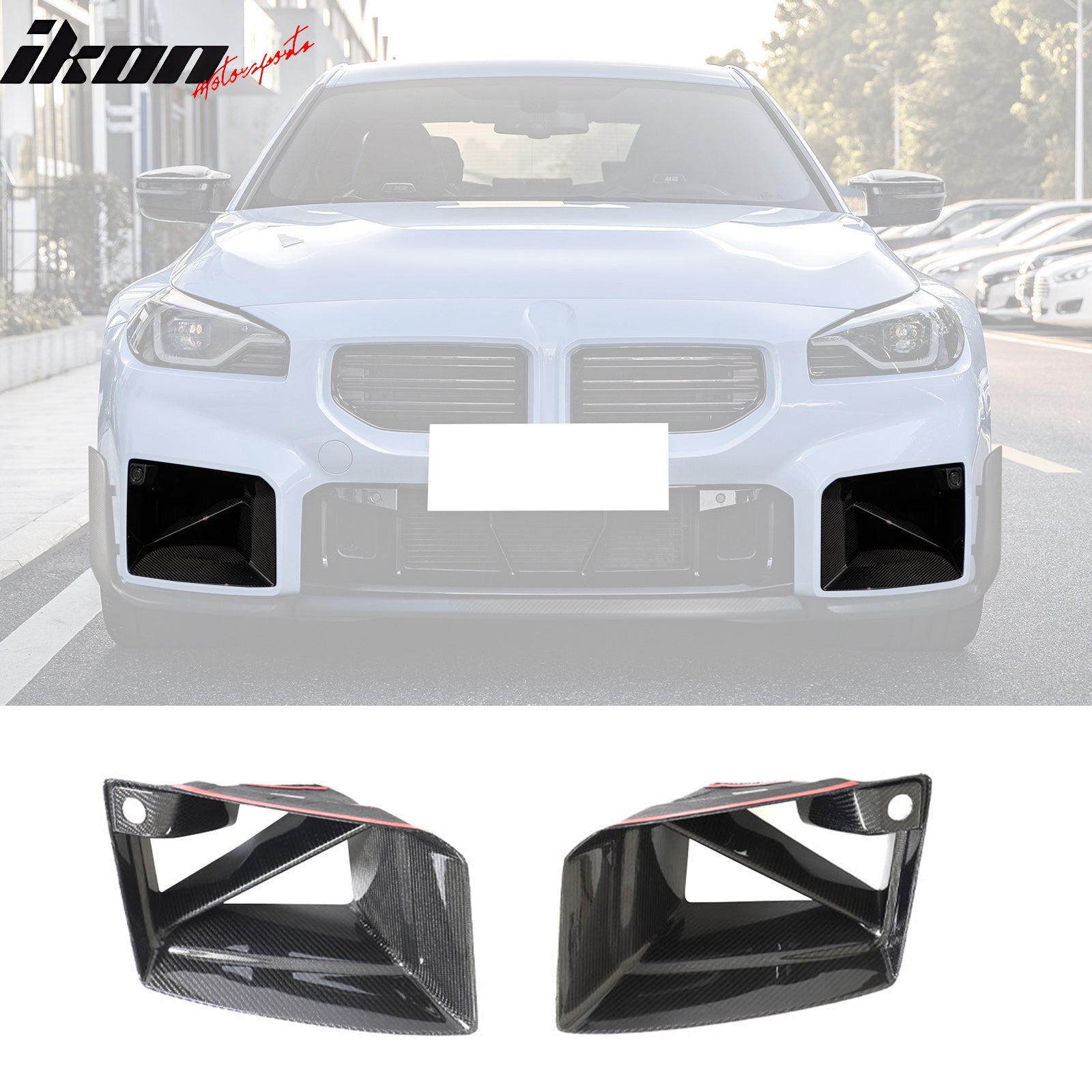 Fits 23-24 BMW G87 M2 M Performance Style Fog Light Cover Bezel Cap ...