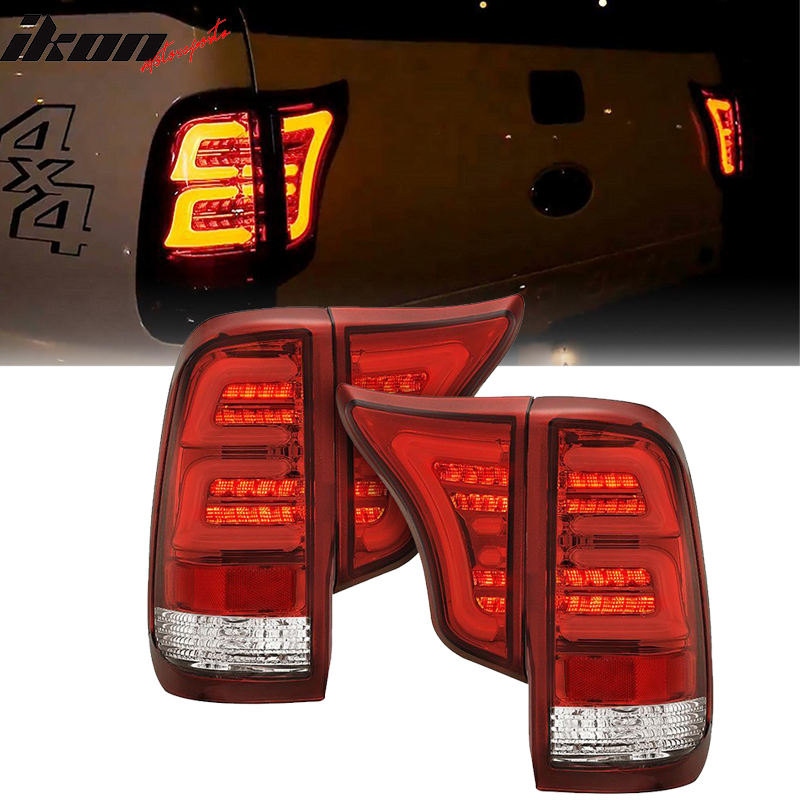 Fits 99-16 Ford F250 F350 F450 F550 2PCS LED Tube Tail Light Brake Lamp ...