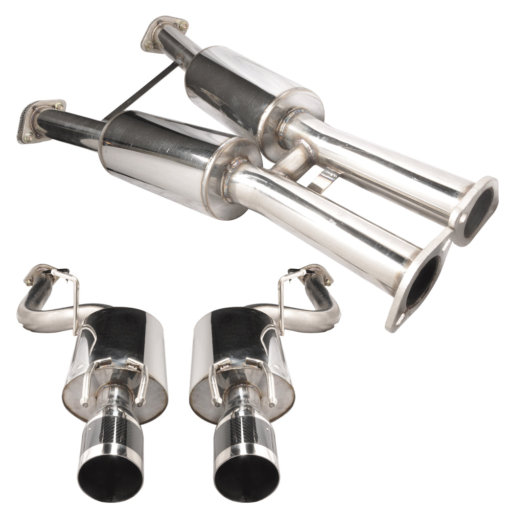 Compatible With 90-96 Nissan 300ZX 2-Seater Catback Exhaust System w ...