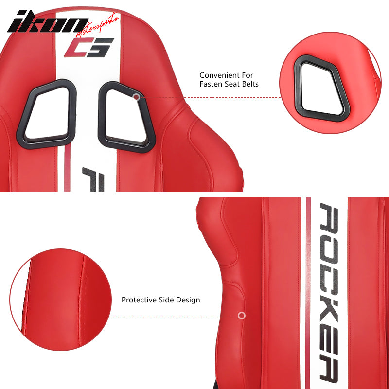 Sport Bucket Seat for Track & Street – Adjustable Sliding Rails – Ikon ...