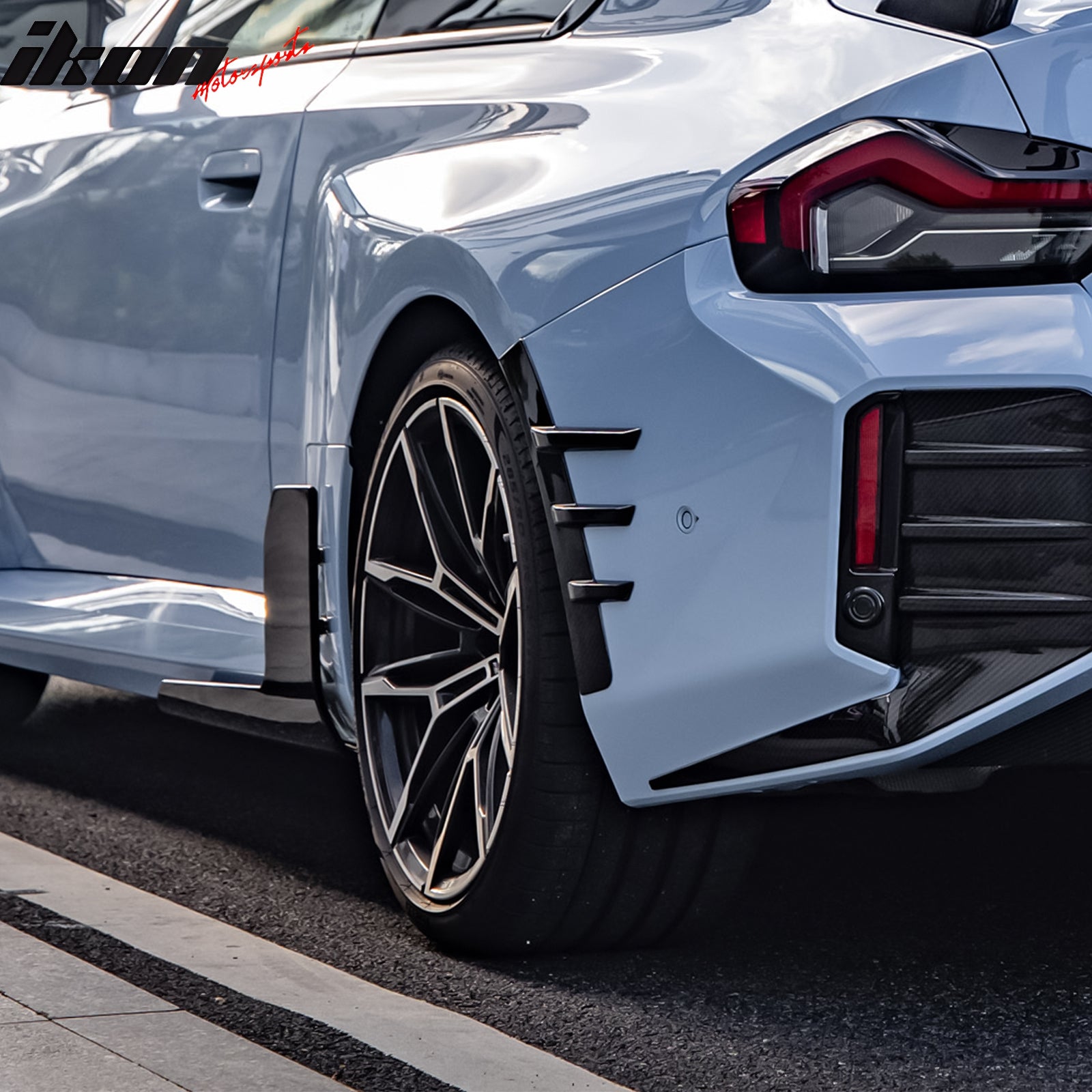 IKON MOTORSPRTS, Rear Side Fender Spats Compatible With 2023-2024 BMW ...