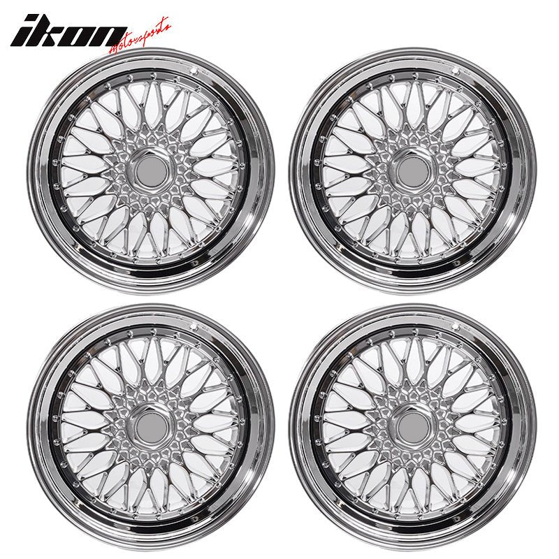 IKON MOTORSPORTS, (4) 19X9.5 +40 5X114.3 / 5X120 Step Lip Deep Dish ...