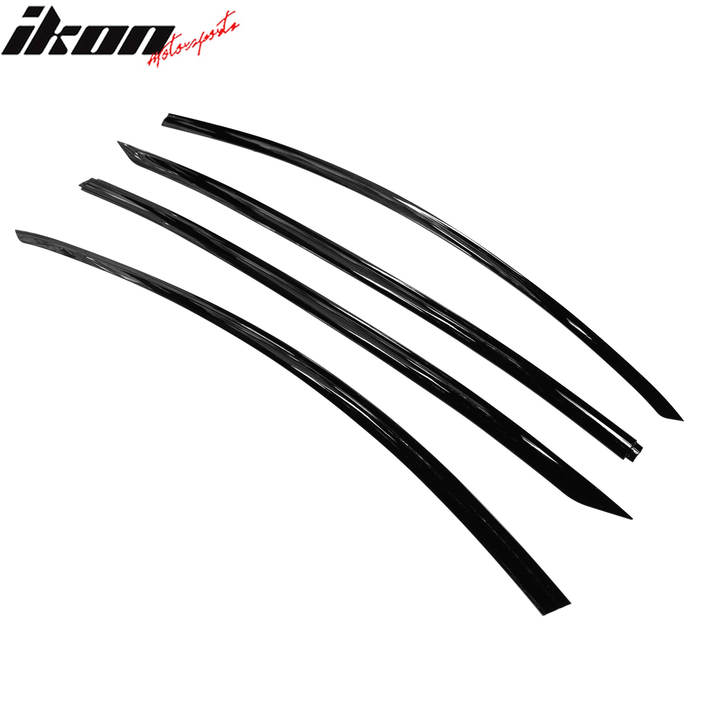 IKON MOTORSPORTS, Window Visors Compatible With 2020-2023 Tesla Model Y ...