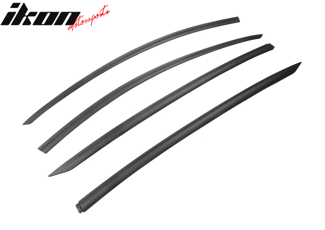 IKON MOTORSPORTS, Window Visors Compatible With 2020-2023 Tesla Model Y ...