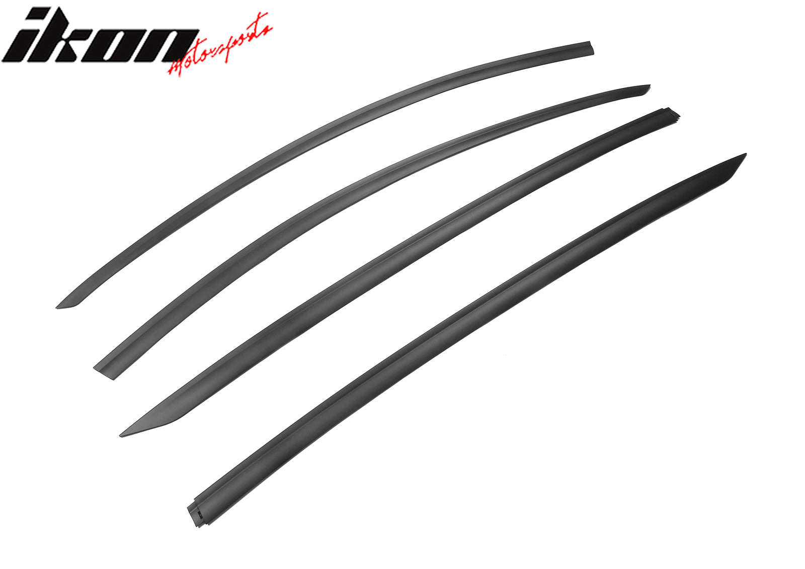 IKON MOTORSPORTS, Window Visors Compatible With 2020-2023 Tesla Model Y ...