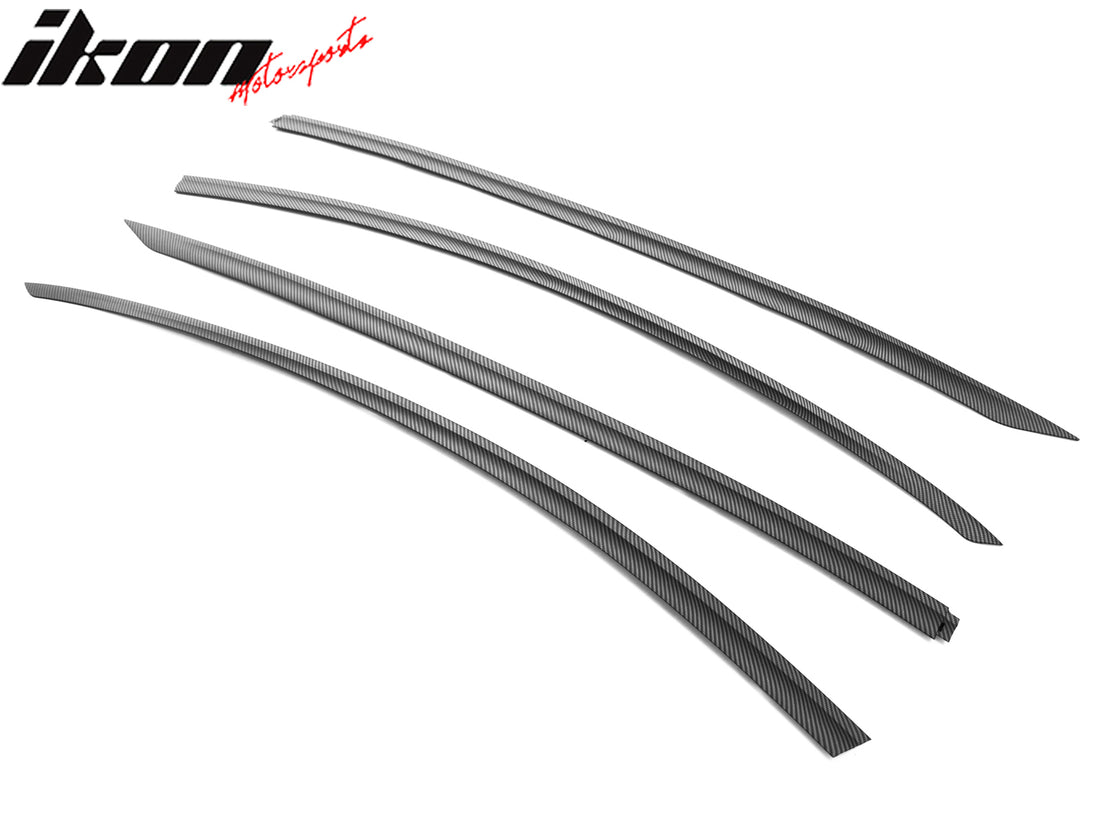 IKON MOTORSPORTS, Window Visors Compatible With 2020-2023 Tesla Model Y ...