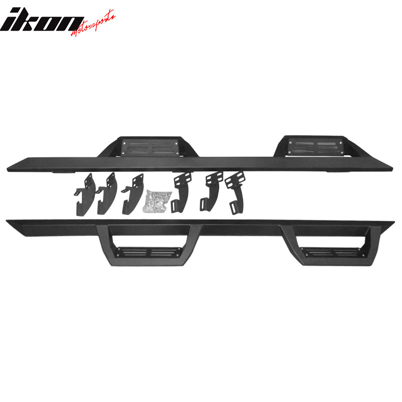 IKON MOTORSPORTS, Running Boards Compatible With 2007-2018 Jeep ...
