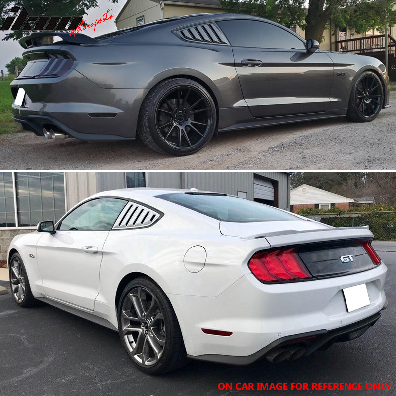 Compatible With 15-23 Compatible Withd Mustang Factory Style Side Black ...