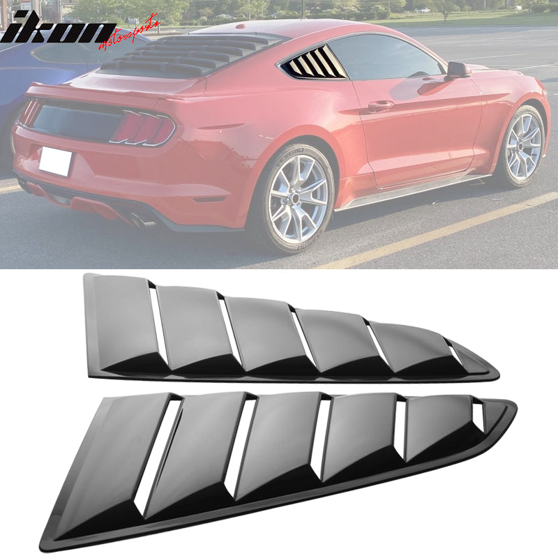 Compatible With 15-23 Compatible Withd Mustang Factory Style Side Black ...