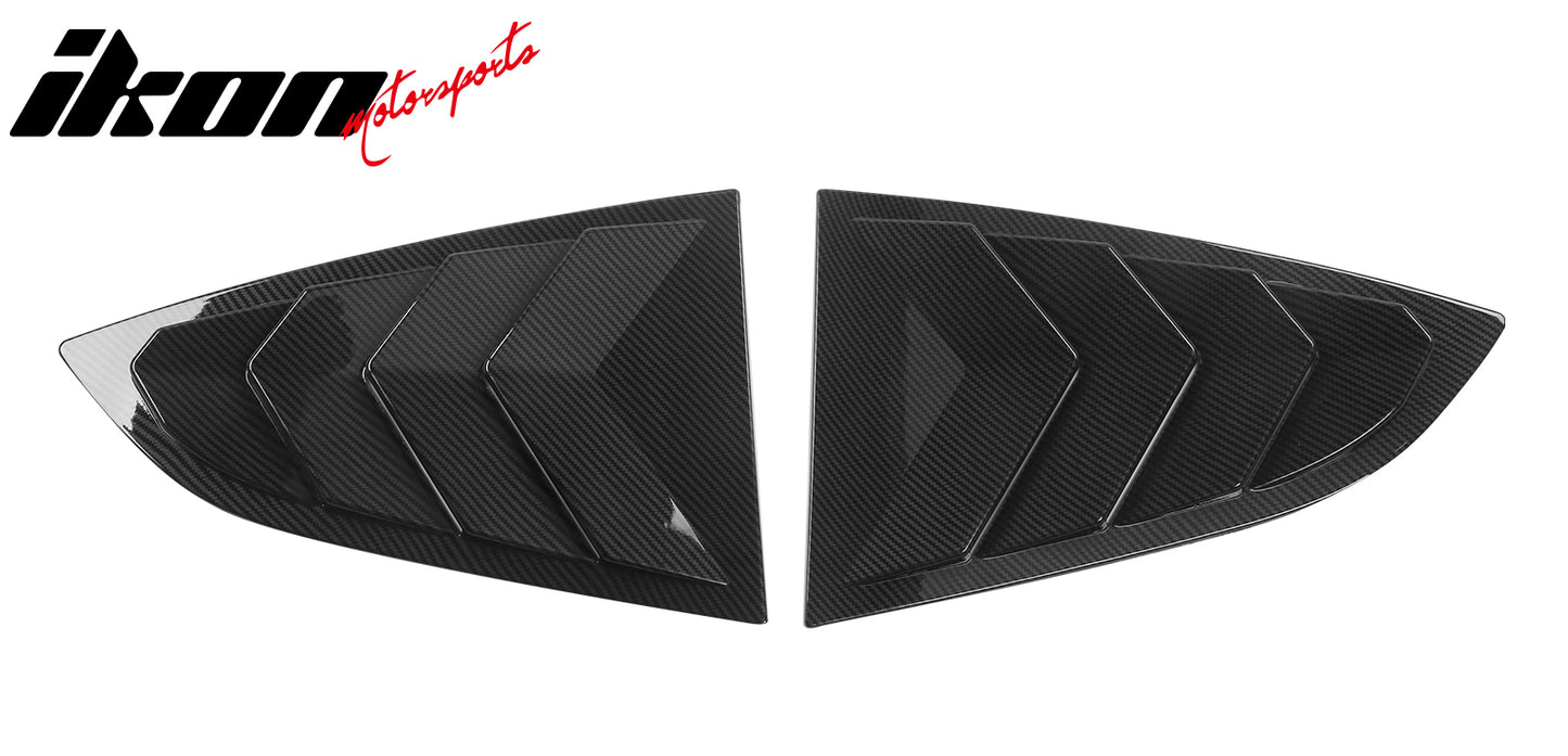 IKON MOTORSPORTS Side Window Louvers Compatible with 2022-2024 Subaru ...