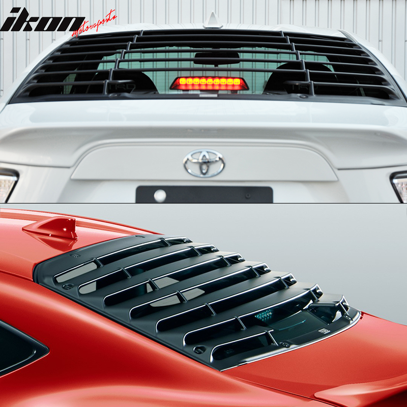 Compatible With 2013-2020 FRS 86 86 BRZ T Style Rear Window Louver ...