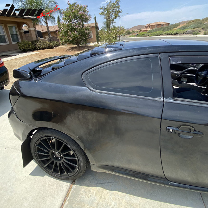 IKON MOTORSPORTS, Rear Window Louver Compatible With 2011-2016 Scion TC ...