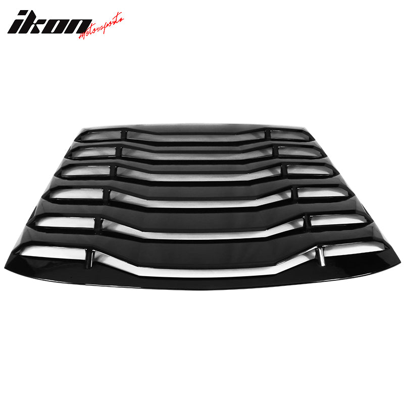 IKON MOTORSPORTS, Rear Window Louver Compatible With 2011-2016 Scion TC ...