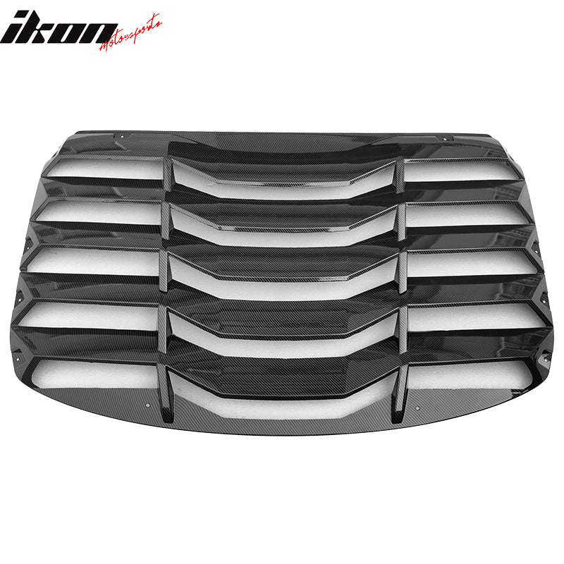 IKON MOTORSPORTS Rear Window Louver Compatible with 2022-2024 Subaru ...