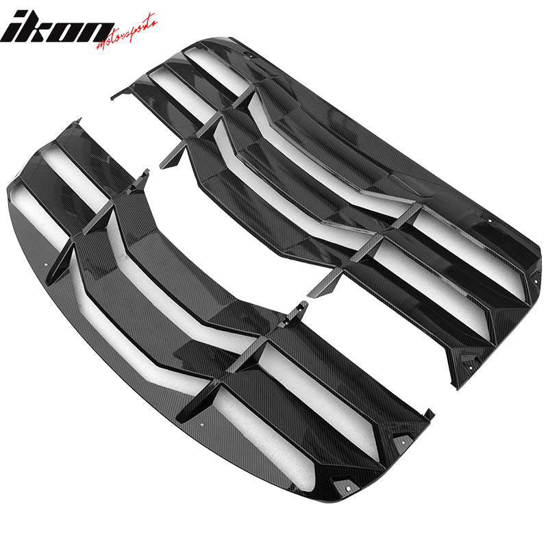 IKON MOTORSPORTS Rear Window Louver Compatible with 2022-2024 Subaru ...
