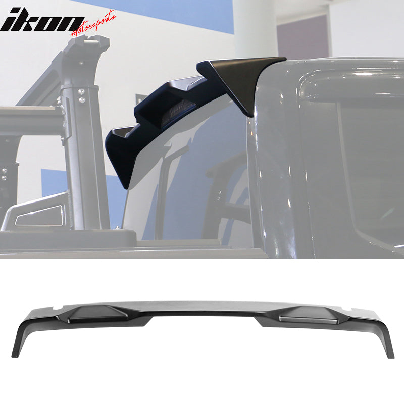 IKON MOTORSPORTS Rear Roof Spoiler, Compatible With 2015-2020 Ford F ...