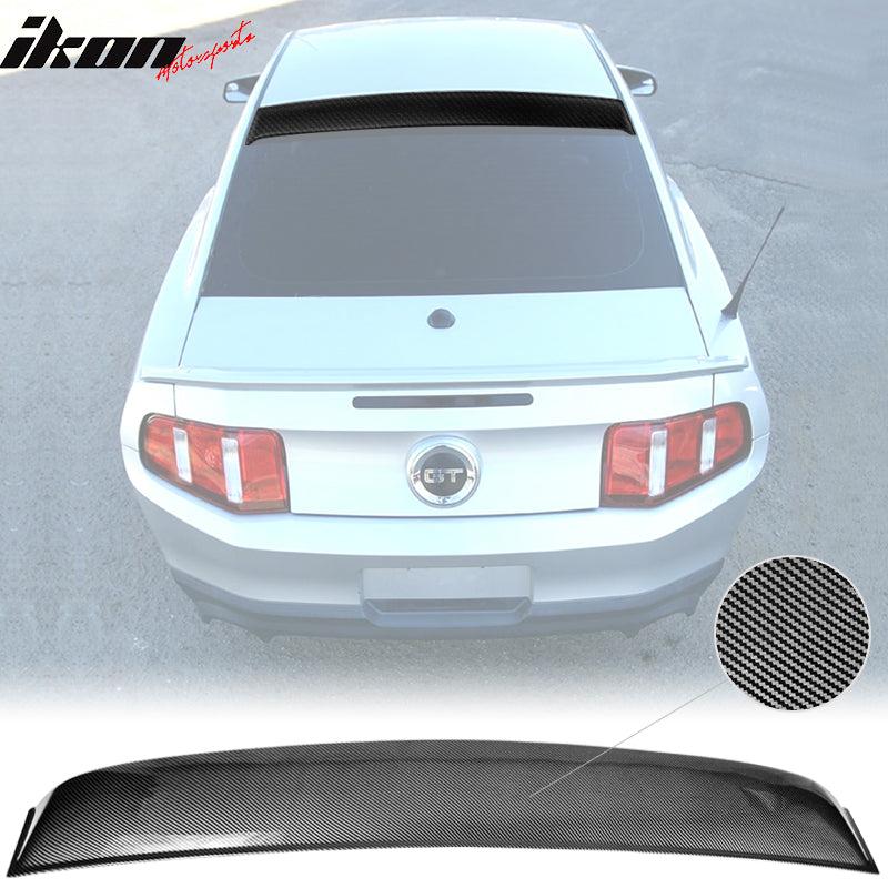 IKON MOTORSPORTS, Roof Spoiler Compatible With 2005-2014 Ford Mustang ...