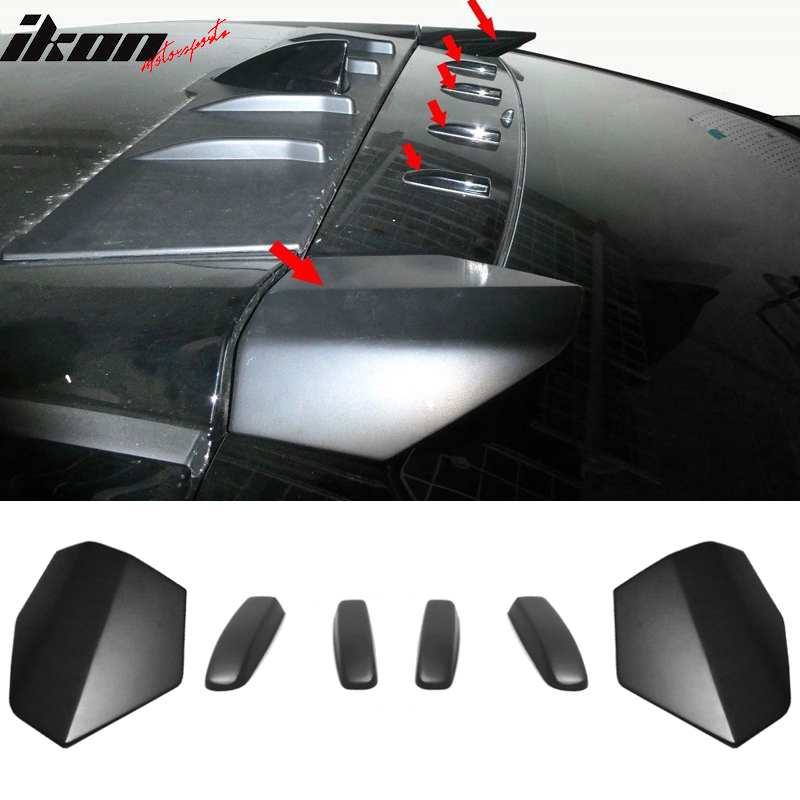 Roof Spoiler Compatible With 2017-2021 Honda Civic Hatchback 5Dr, TR ...