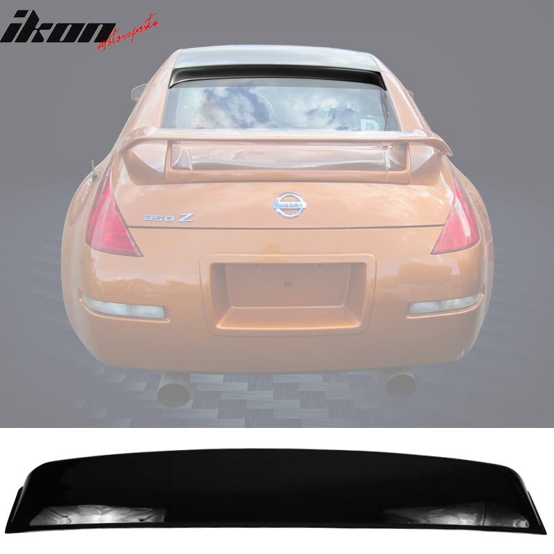 IKON MOTORSPORTS, Roof Spoiler Compatible With 2003-2008 Nissan 350Z ...