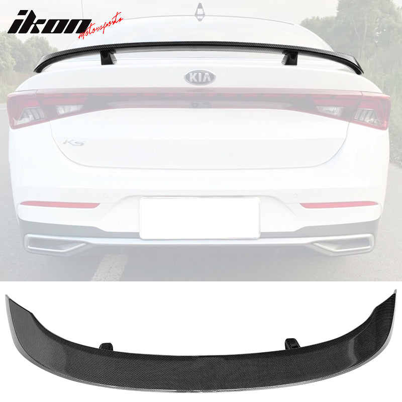 IKON MOTORSPORTS, Rear Trunk Spoiler Compatible With 2021-2023 Kia K5 ...