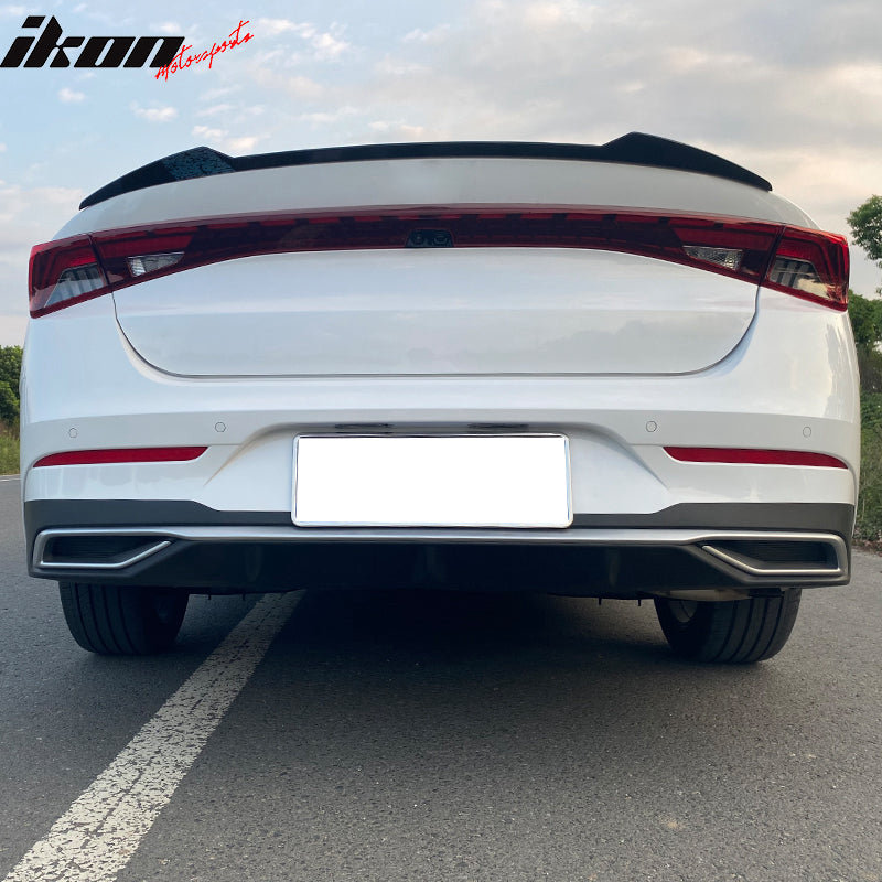 IKON MOTORSPORTS, Rear Trunk Spoiler Compatible With 2021-2023 Kia K5 ...