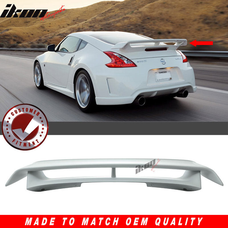 IKON MOTORPSPORTS Trunk Spoiler Compatible With 2009-2020 Nissan 370Z ...