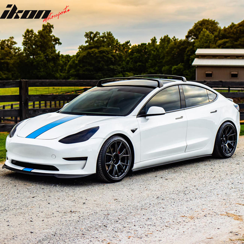 IKON MOTORSPORTS, Front Bumper Lip Compatible With 2017-2023 Tesla ...