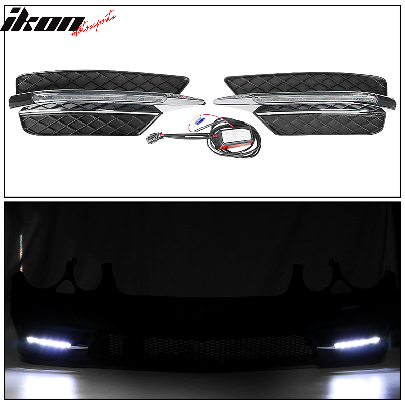 Buy Best Mercedes-Benz W211 E Class Front Bumper with Grille LED DRL ...