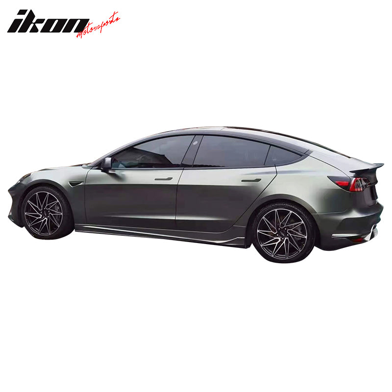 Buy Best Tesla Model 3 IKON Style Rear Bumper Cover W/Reflectors Online ...
