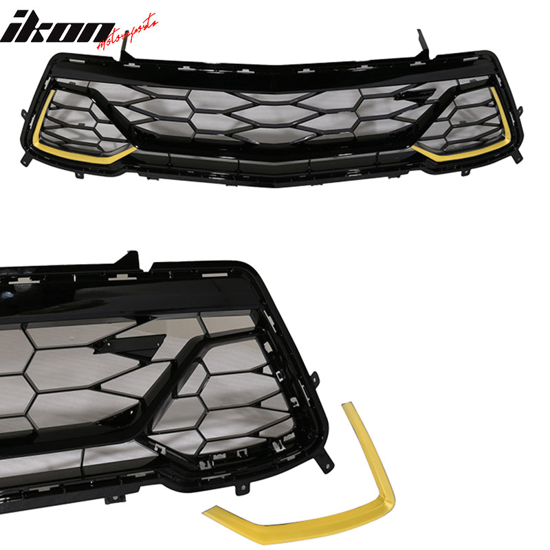 Grille Compatible With 2016-2018 Chevy Camaro, 50th Anniversary Front ...