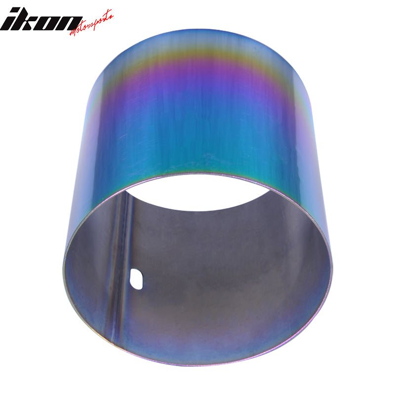 Universal Fitment 4 Inch 4" N1 Style Rainbow Rear Muffler Exhaust Tip ...