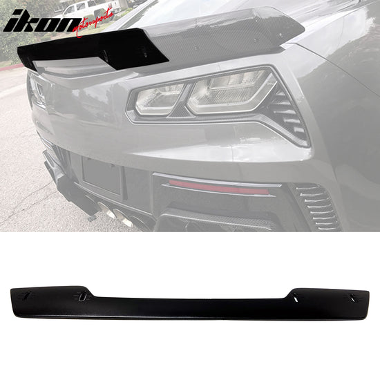 Universal 40" Unpainted Black Rear Spoiler Wickerbill Gurney Flap ...