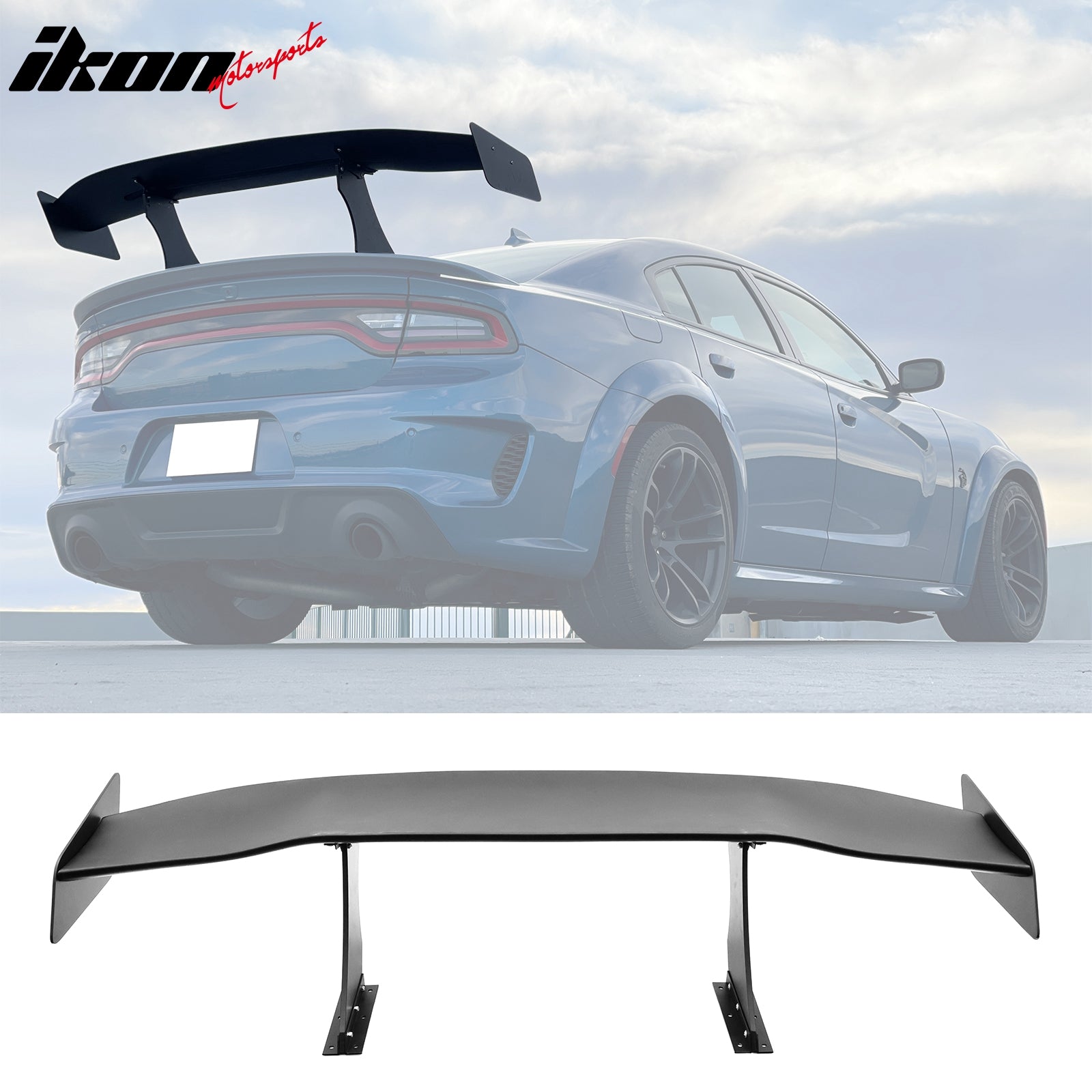 Universal 61" GT Trunk Spoiler Adjustable Rear Racing Wing (V4B Leg ...