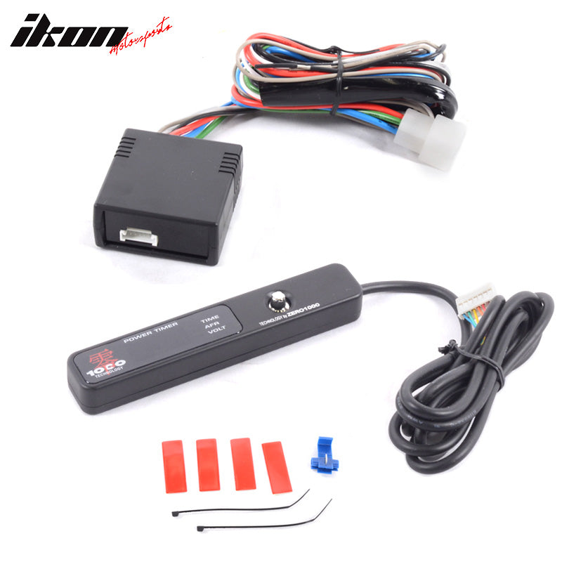 Top Fuel Zero 1000 Universal NA $ Turbo Timer - Black With Red LED ...